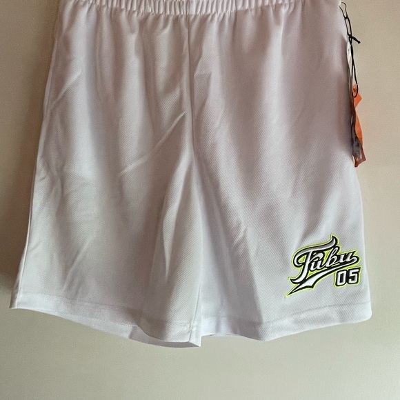FUBU | Shorts | Forever 2 Fubu Shorts With Shoestrings White Lime Green ...